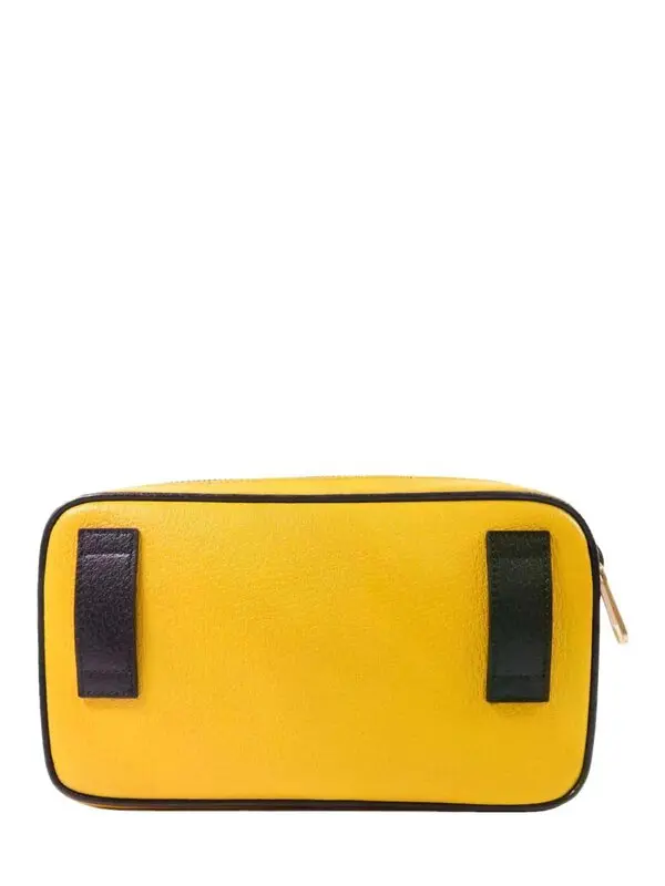 Gucci Slogan-print Belt Bag - Yellow