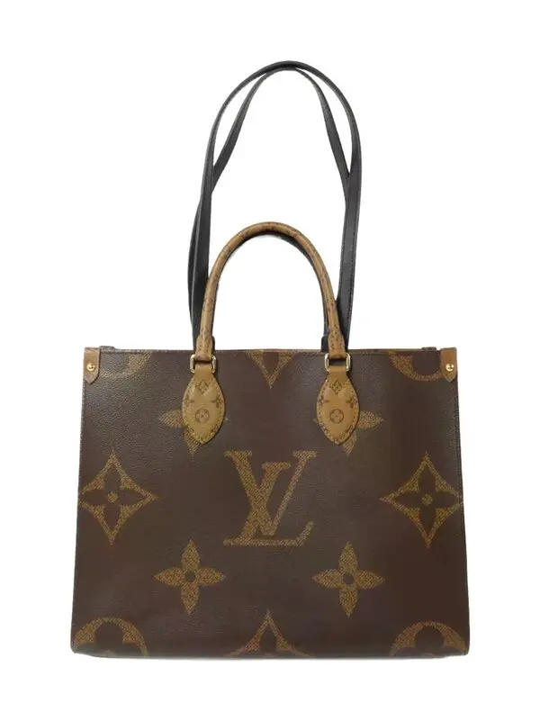 LOUIS VUITTON Mm On The Go Two-way Tote Bag - Brown