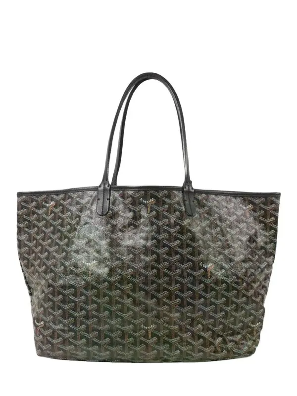 Goyard Pm Saint Louis Goyardine Tote Bag - Black