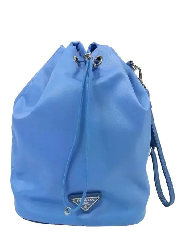 Prada Re-nylon Clutch Bag - Blue