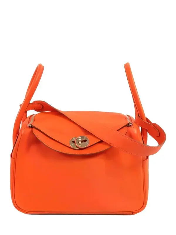 Hermès Lindy Leather Shoulder Bag - Red