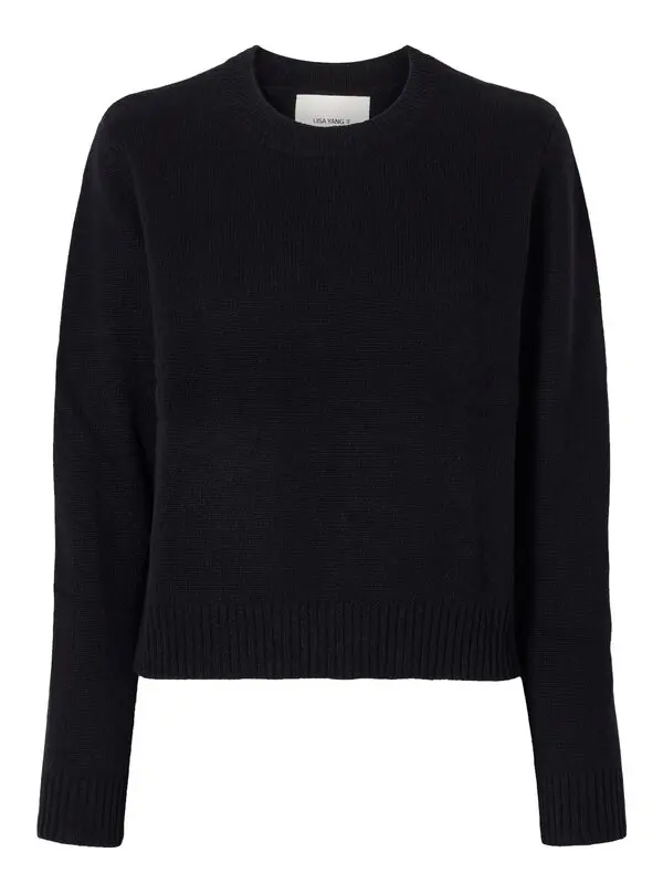 LISA YANG Mable Cashmere Sweater - Black