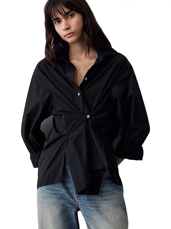 We The Free Many Ways Solid Button Down At - Black