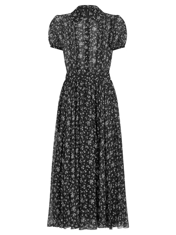 Dolce & Gabbana Floral-print Chiffon Dress Collection - Multicolor