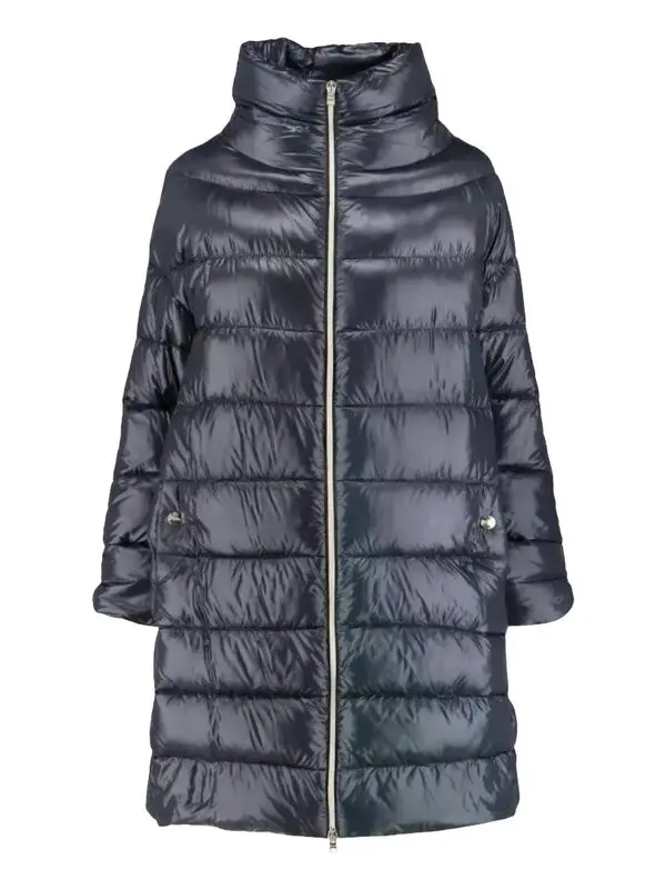 Herno Matilde Quilted Coat - Black