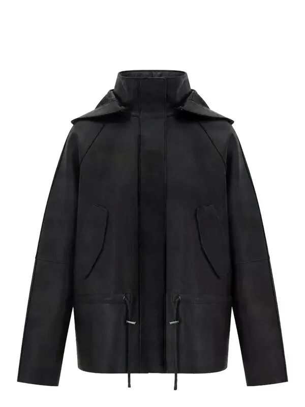 P.a.r.o.s.h Drawstring Hooded Jacket - Brown