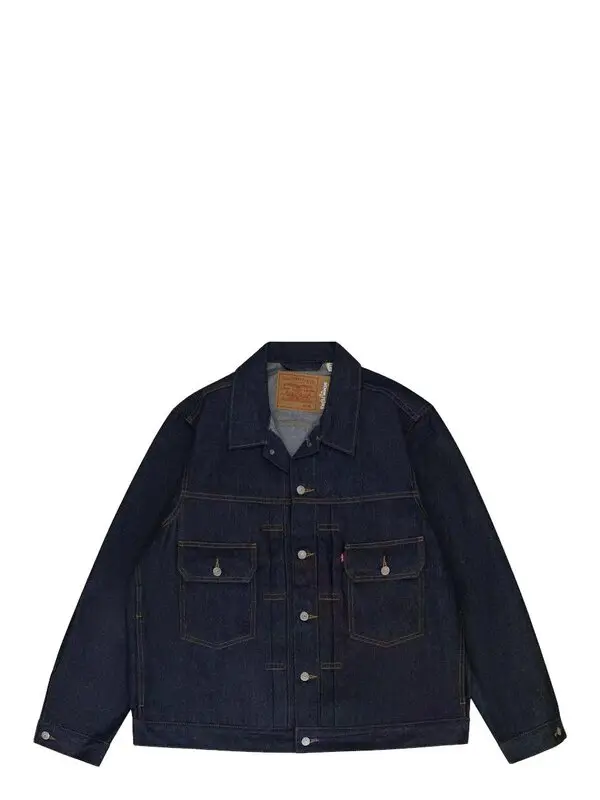 DENIM TEARS Type-2 Raw Denim Jacket - Blue