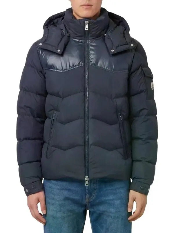 Moncler Ravelis Hooded Down Jacket - Blue