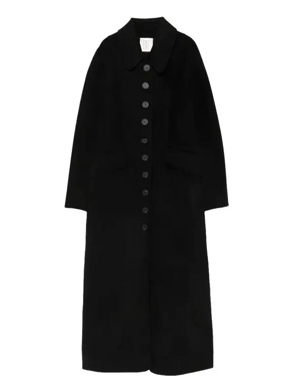 BY MALENE BIRGER Magdalena Single-breasted Coat - Black
