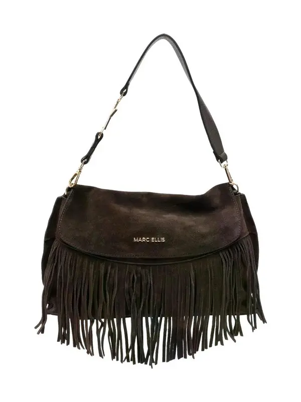 MARC ELLIS Dakota Fringe-trim Tote Bag - Brown