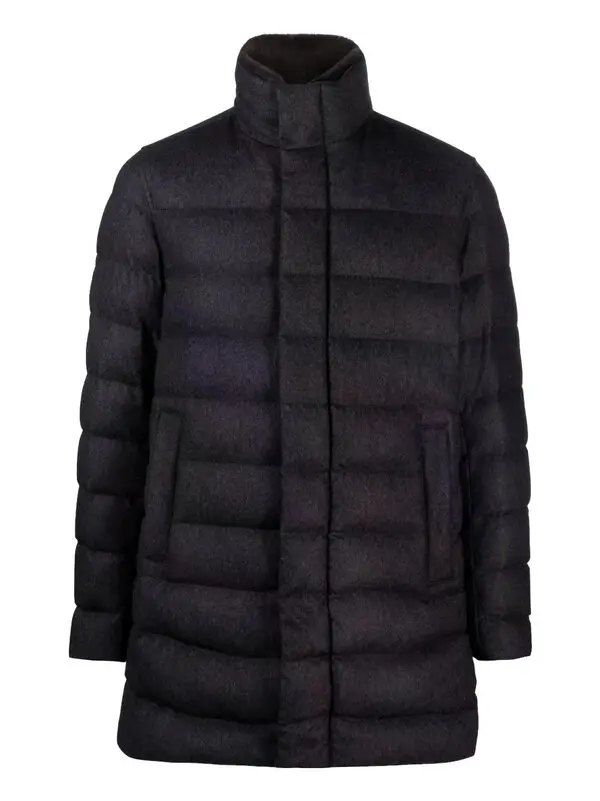 Herno High-neck Padded Jacket - Grey