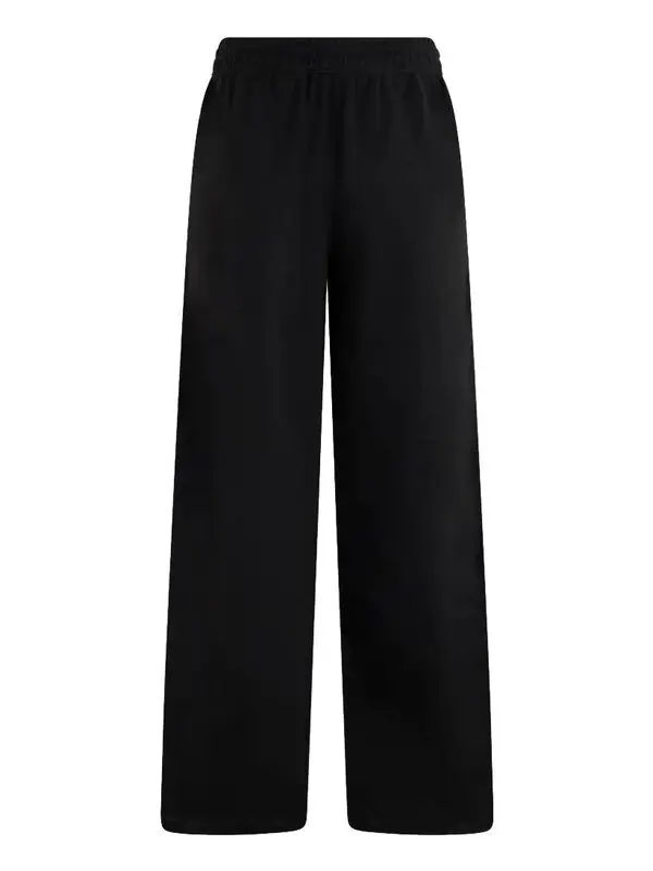 Burberry Check-panel Track Pants - Black