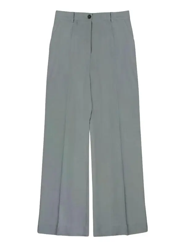 PARAH Rania Pressed-crease Trousers - Blue
