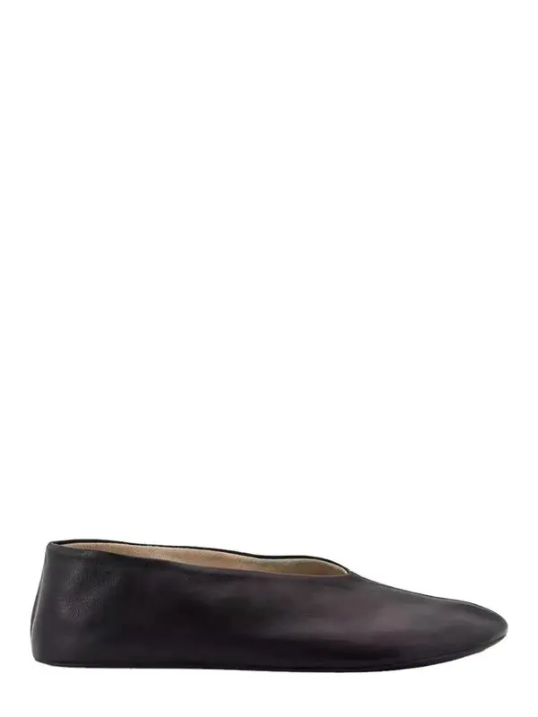 THE ROW Stella Slippers - Black