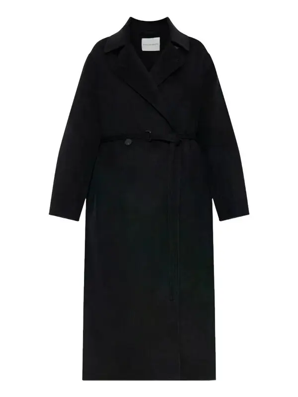 Studio Nicholson Mori Belted Wool Coat - Black
