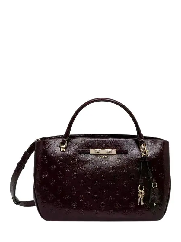 Guess Carmella Logo-embossed Tote Bag - Red