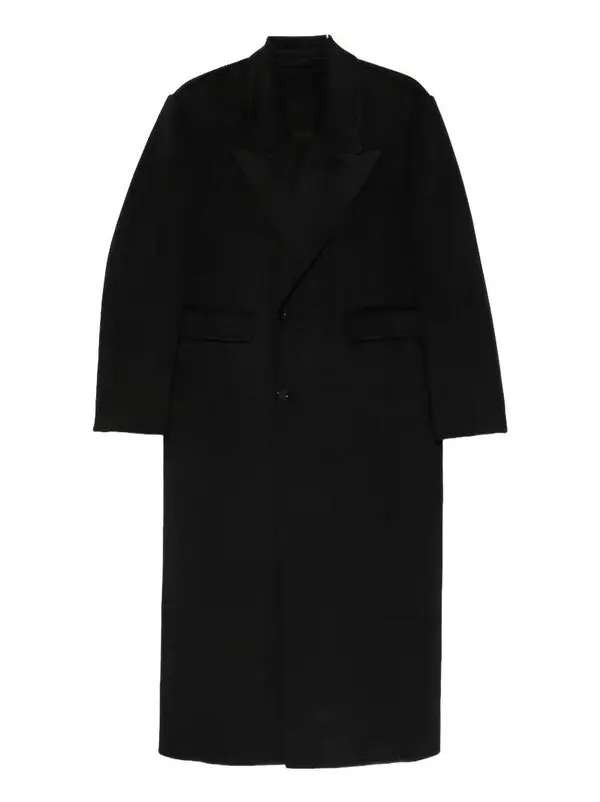 Séfr Double-breasted Coat - Black