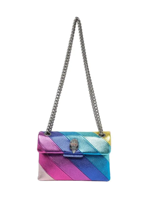 Kurt Geiger Kensington Striped Grained Leather Mini Bag - Multicolor