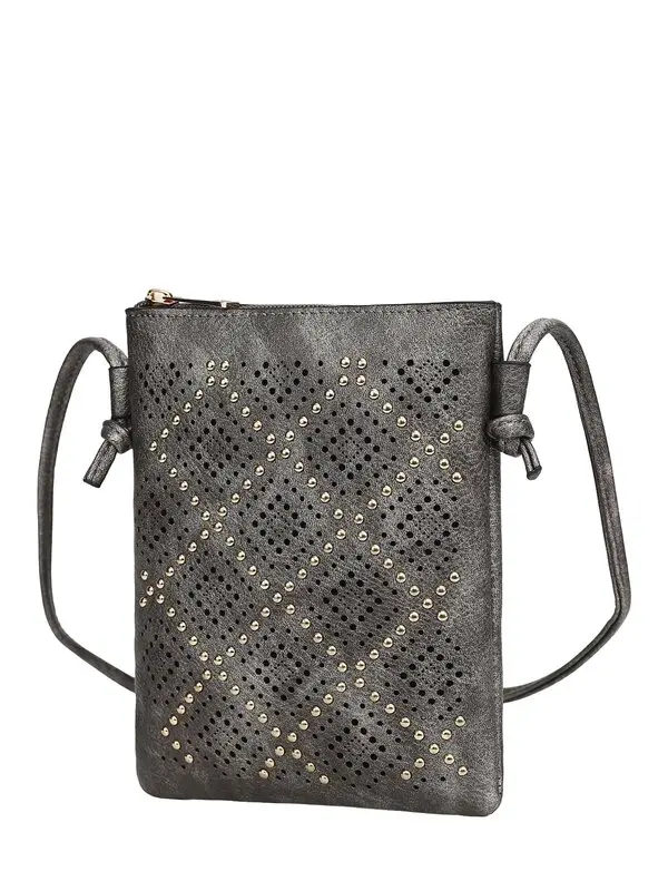 MKF COLLECTION BY MIA K. Leysha Crossbody Bag Pewter - Silver