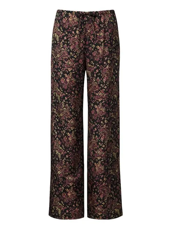 Dries Van Noten Floral Wide-leg Pants - Multicoloured