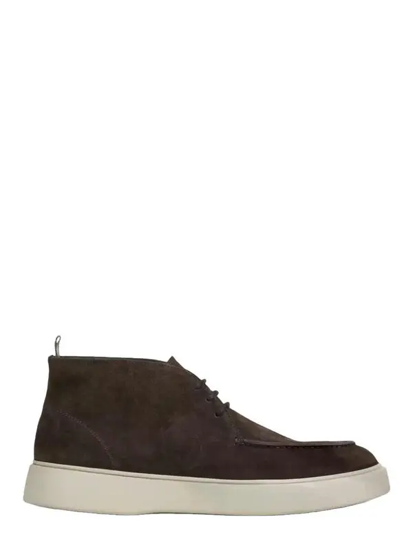 Officine Creative Suede Lace-up Sneakers - Brown