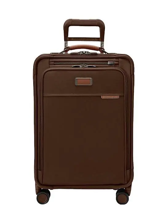 Briggs & Riley Baseline Essential Carry-on Expandable Spinner Suitcase 56cm - Chocolate