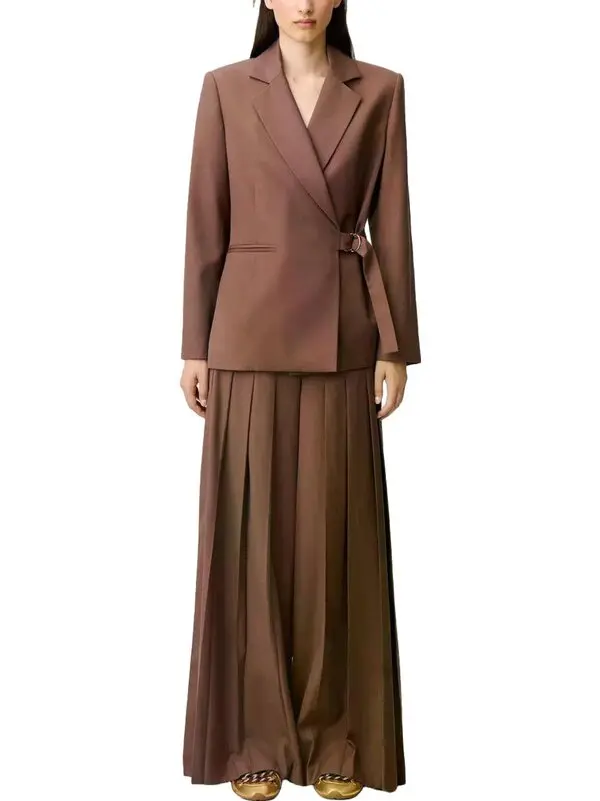 Claudie Pierlot Straight Jacket Silver Buckle - Brown