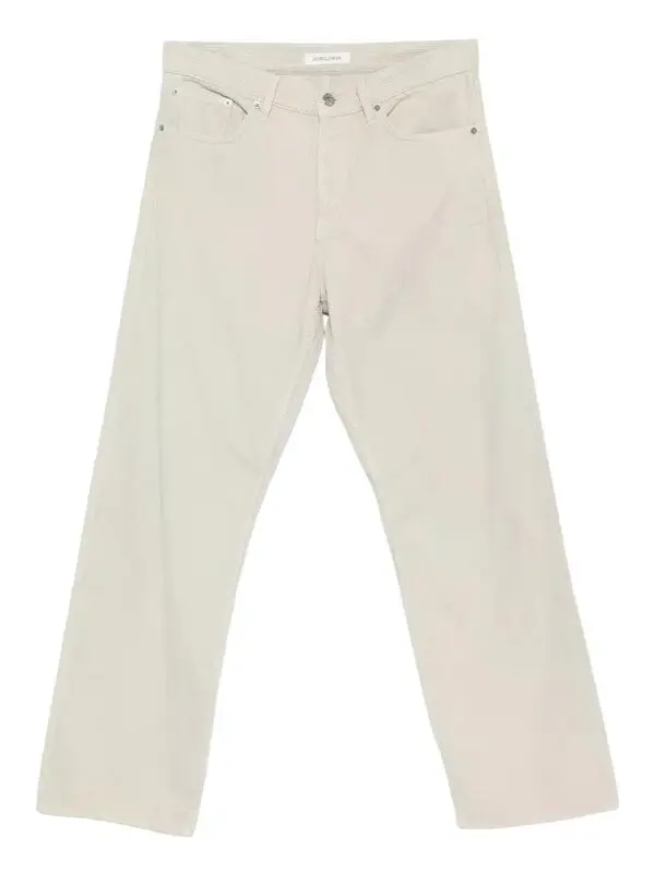 SUNFLOWER Corduroy Straight-leg Trousers - Neutrals