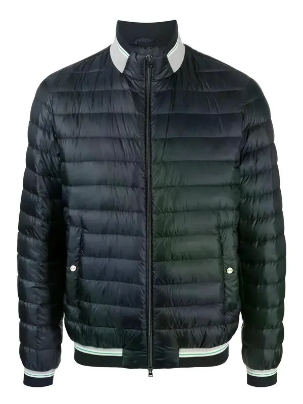 Herno Zip-up Padded Down Jacket - Blue