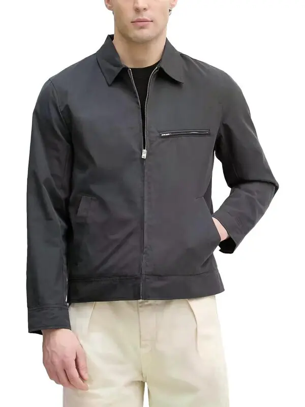 LINDBERGH Zip-up Shirt Jacket - Grey