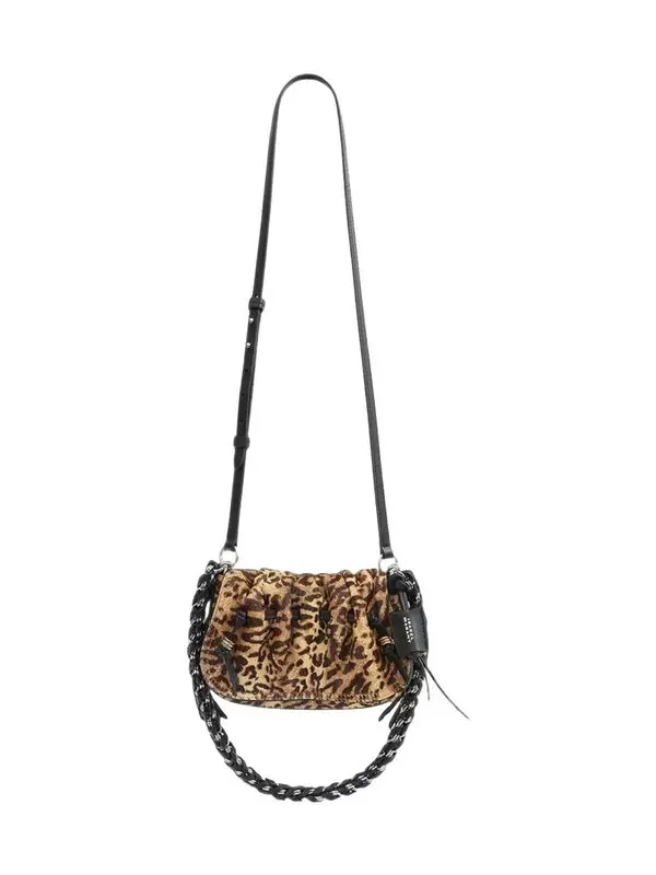 Isabel Marant Étoile Bolton Leopard-print Shoulder Bag - Brown