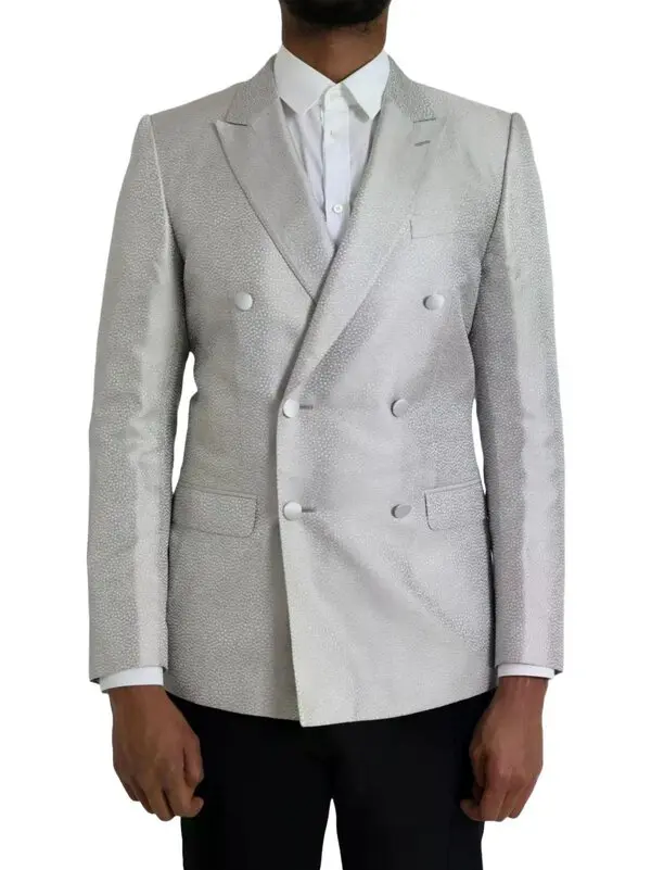 Dolce & Gabbana Martini Double-breasted Blazer - Grey