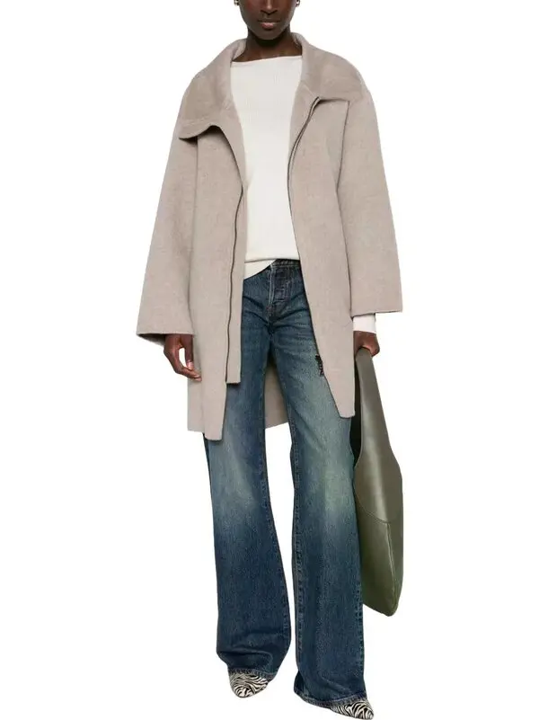 VELA SHOP Fine-knit Boat-neck Sweater - Neutrals