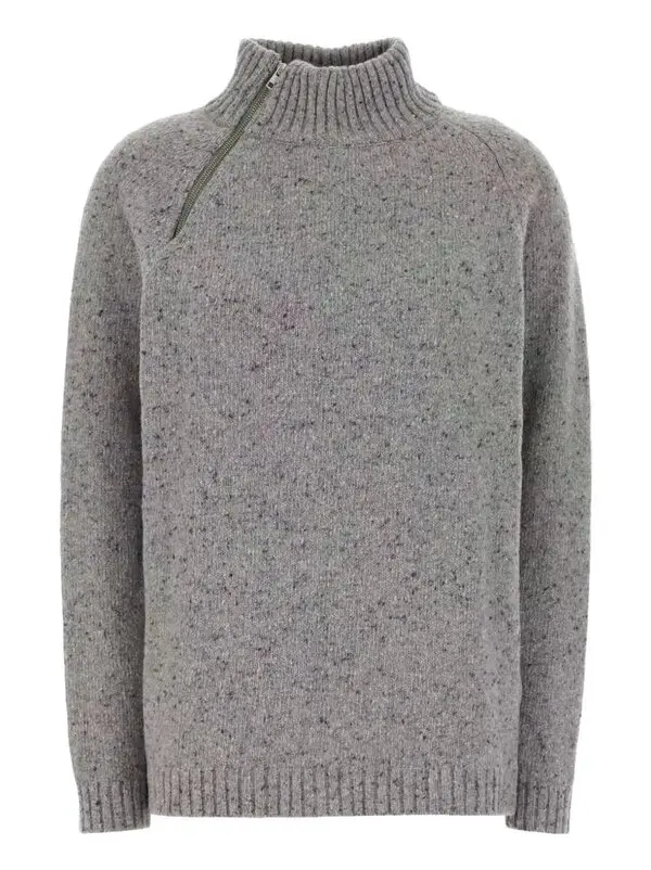 Gimaguas Xavi Zip-neck Sweater - Grey