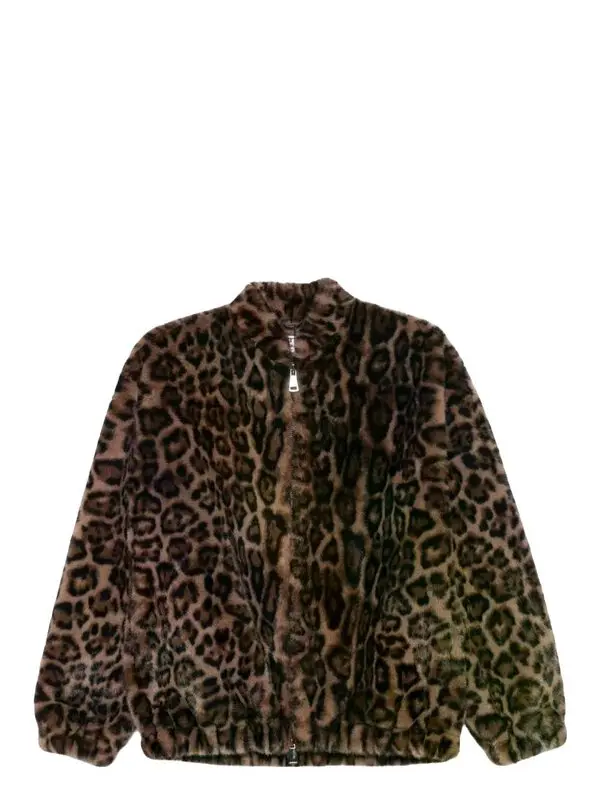 BETTA CORRADI Leopard-print Jacket - Brown