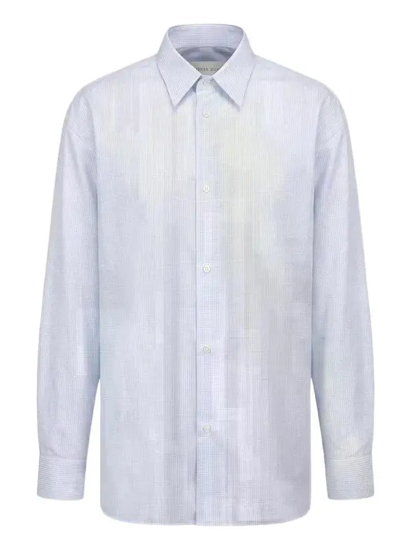 BERNER KUHL Sleepy Egeo Check-print Shirt - Blue