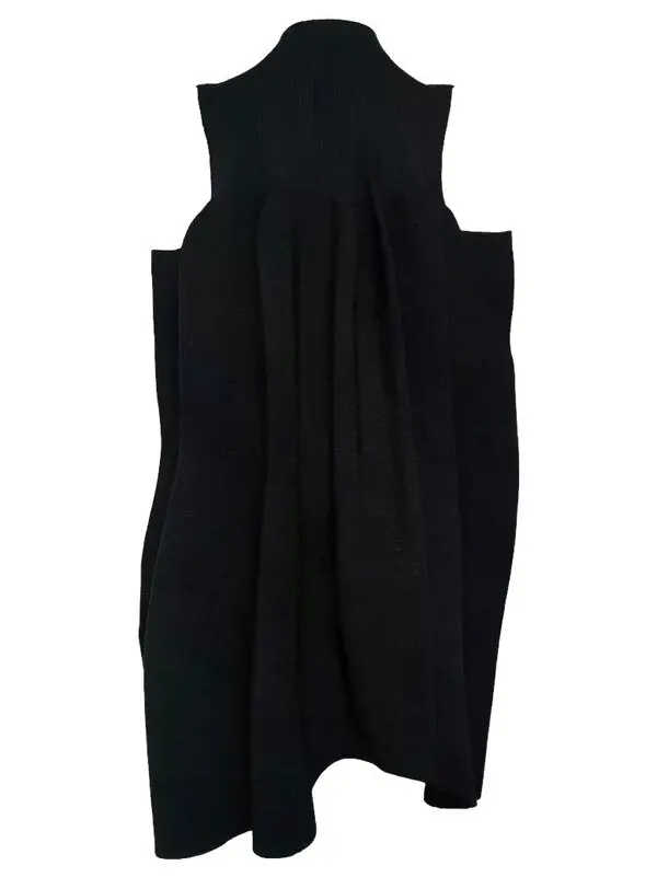 CFCL Ribbed-knit Sleeveless Mini Dress - Black
