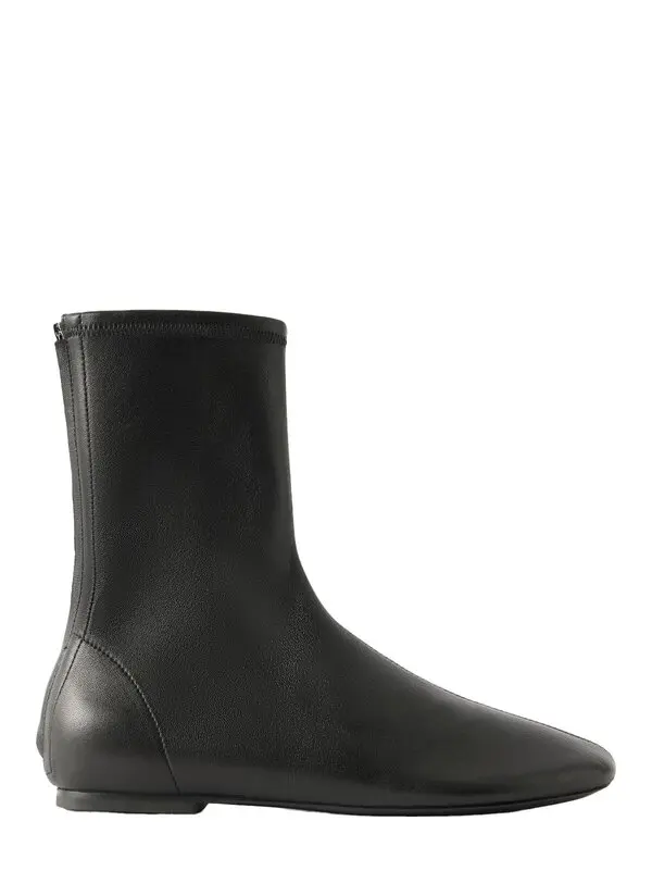 A.emery Sutherland Stretch-leather Ankle Boots - Black