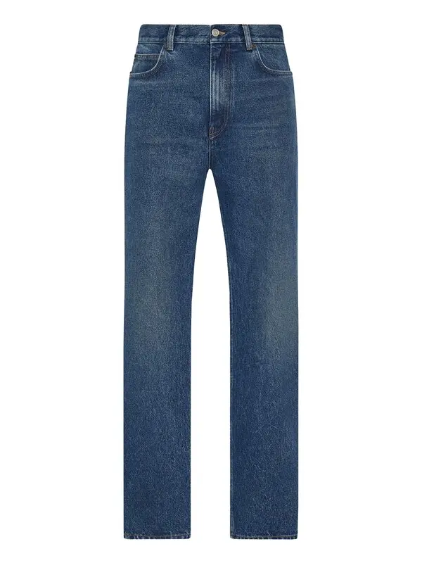 THE ROW Vanya Straight Jeans - Blue