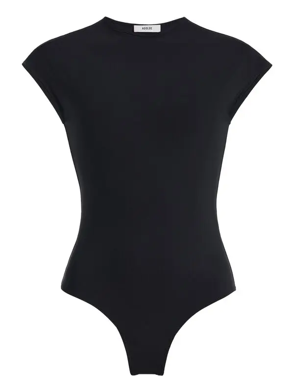 AGOLDE Agata Jersey Bodysuit - Black