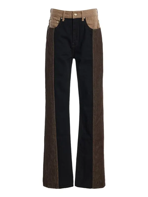 Ossou Jane Rigid Mid-rise Straight-leg Jeans - Multi