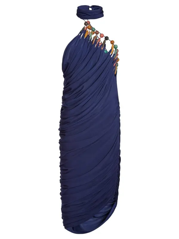 Christopher Esber Tropique Droplet Halter Dress - Multi