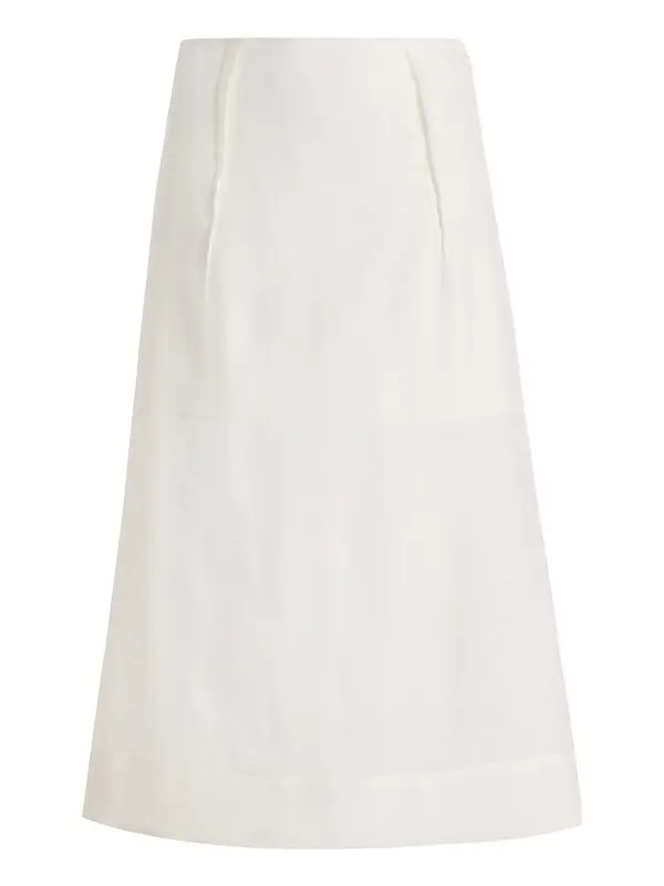 THE GARMENT Thetis Sheer Midi Skirt - Ivory