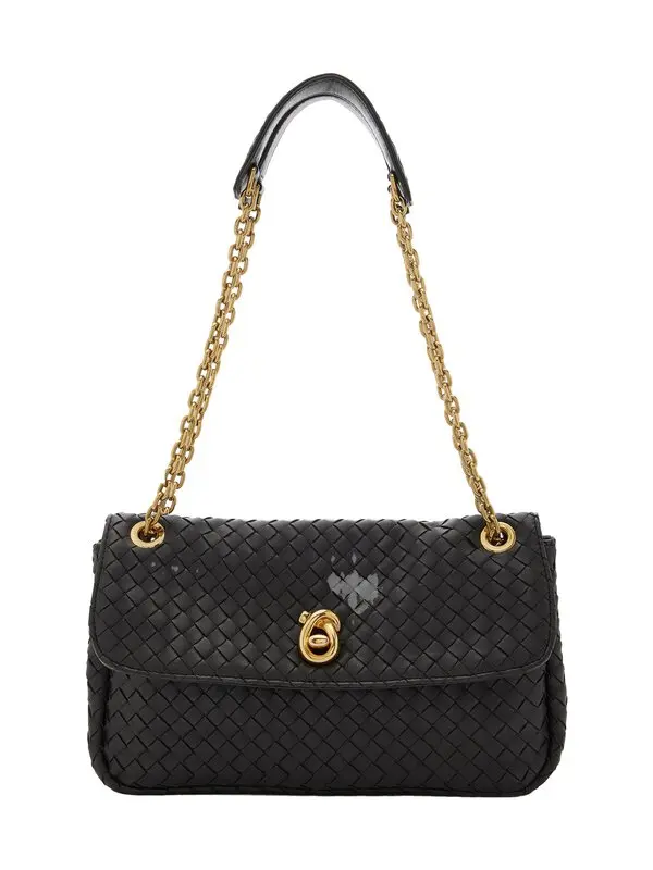 Bottega Veneta Madison Intrecciato Leather Bag - Brown