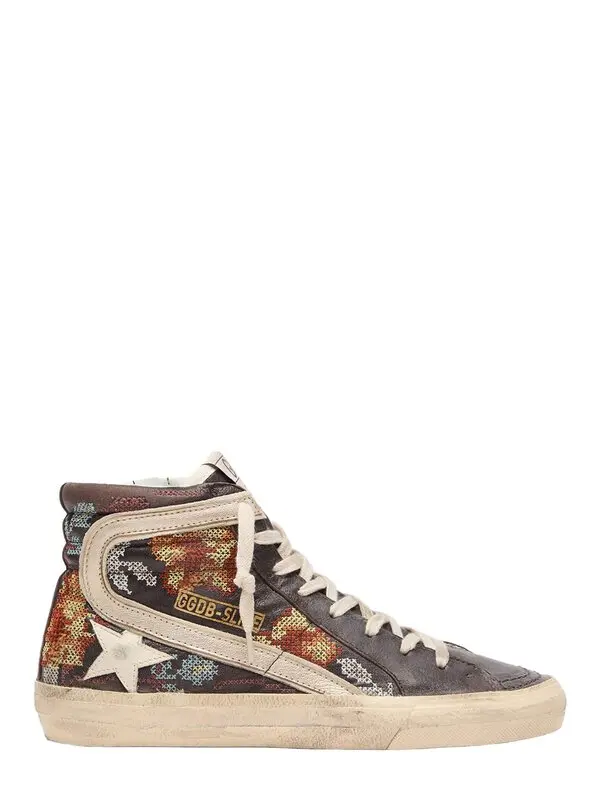 GOLDEN GOOSE Slide Nappa High-top Sneakers - Multi
