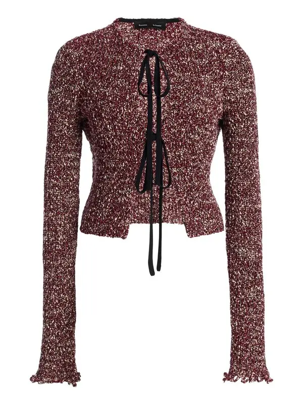 Proenza Schouler Colette Cotton-linen Top - Red