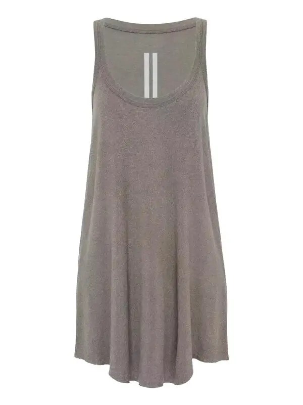 Rick Owens Gigi Ribbed-trim Tank Top - Grey