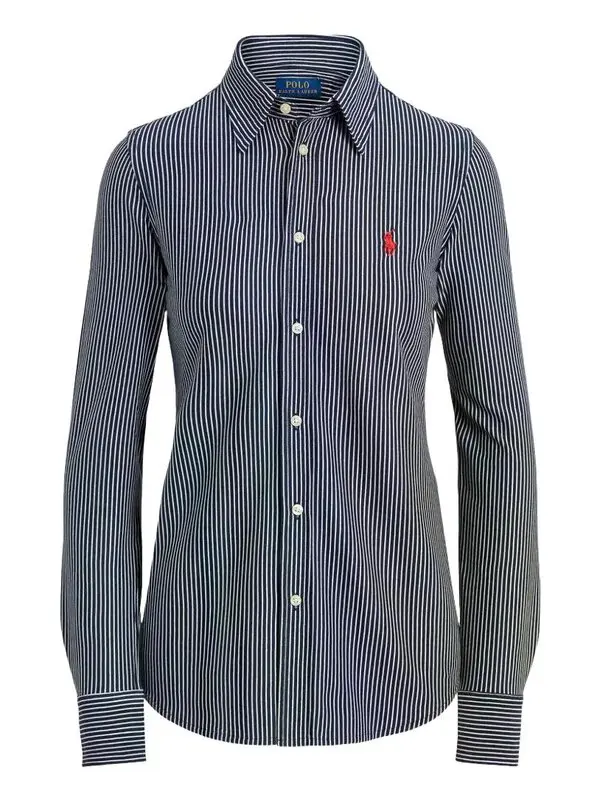 Polo Ralph Lauren Striped Cotton Shirt - Blue