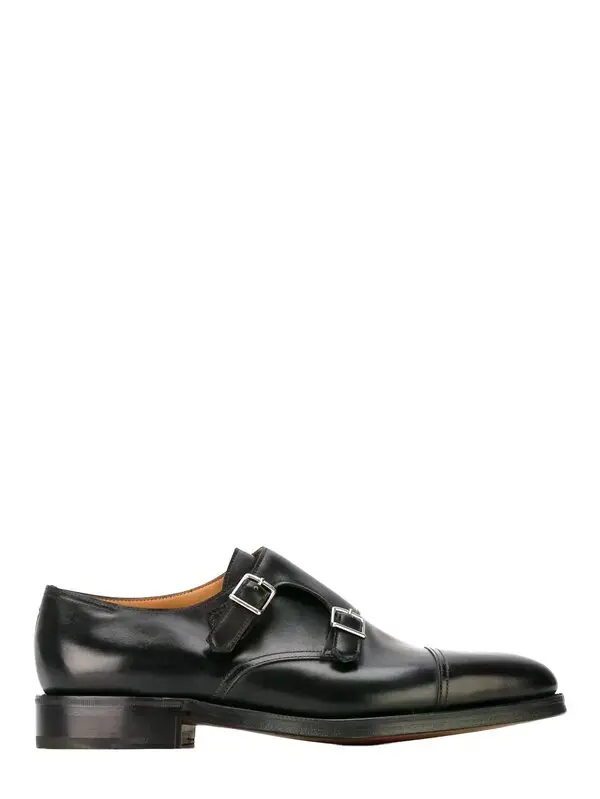 John Lobb William' Monk Shoes - Black