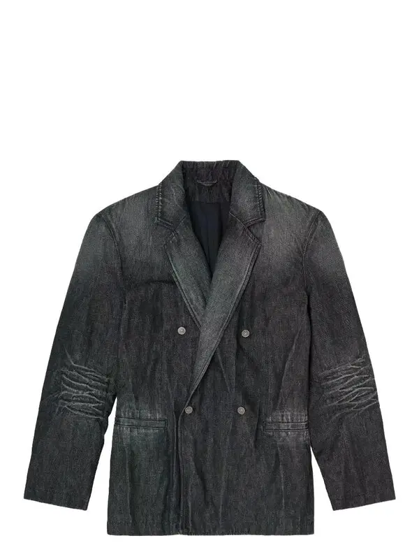 DIESEL® Double-breasted Blazer - Black